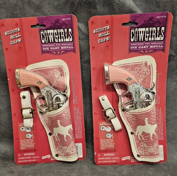 Parris | Toys | Cowgirls Pink Toy Gun Retro 95s Cap Pair Western Parris ...